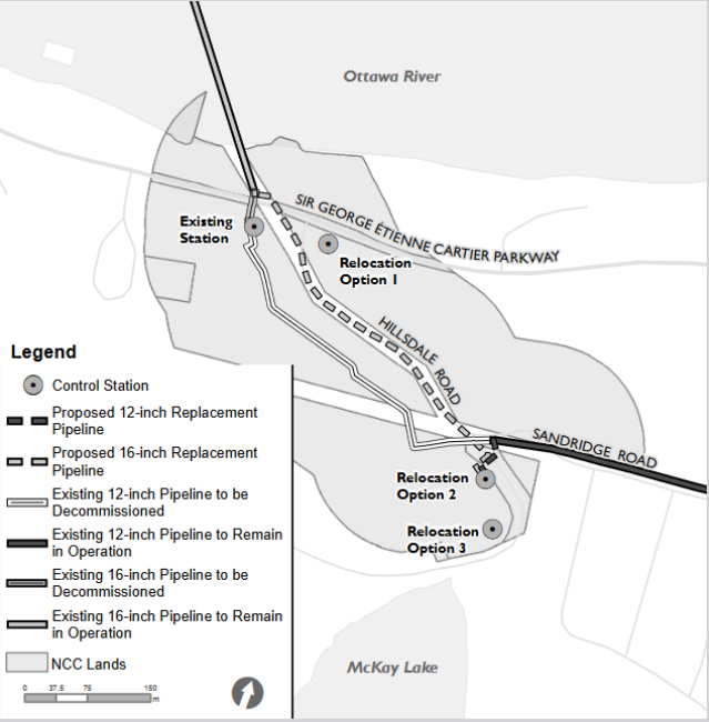 Residents protest Enbridge pumping station relocation